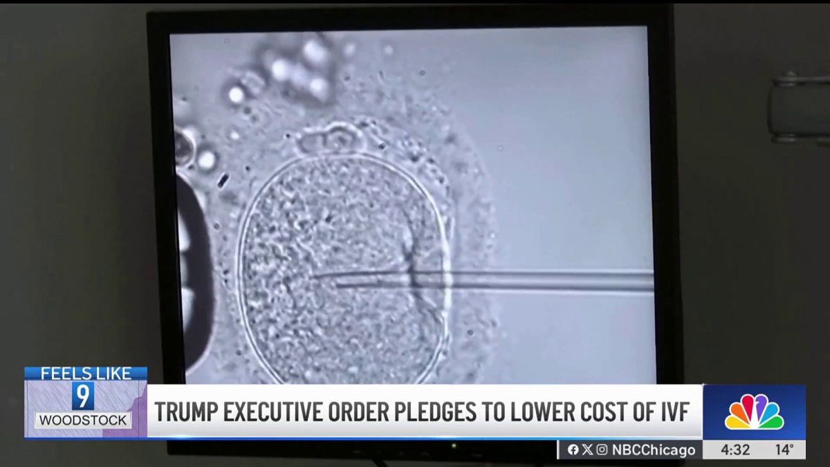 Trump signs executive order to make IVF more affordable – NBC Chicago
