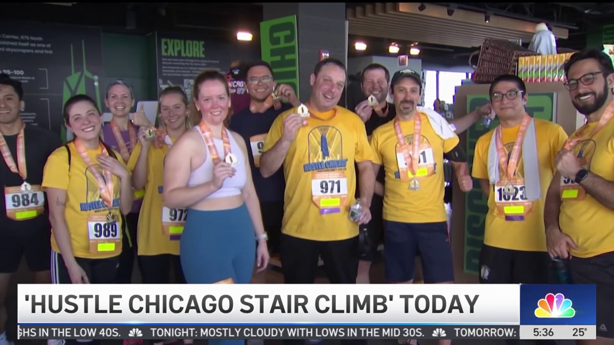Chicago Stair Climb aims to raise thousands for charity – NBC Chicago