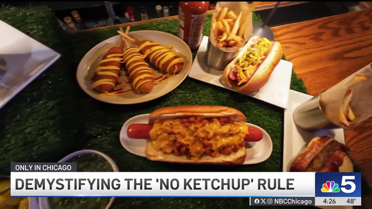 Only in Chicago: Why do city residents skip ketchup on hot dogs? – NBC ...