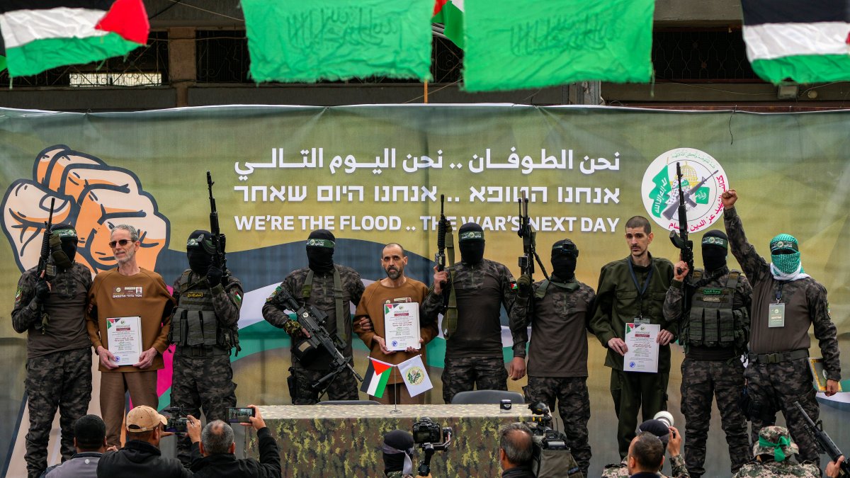Hamas releases 3 more Israeli hostages for 183 Palestinian prisoners ...