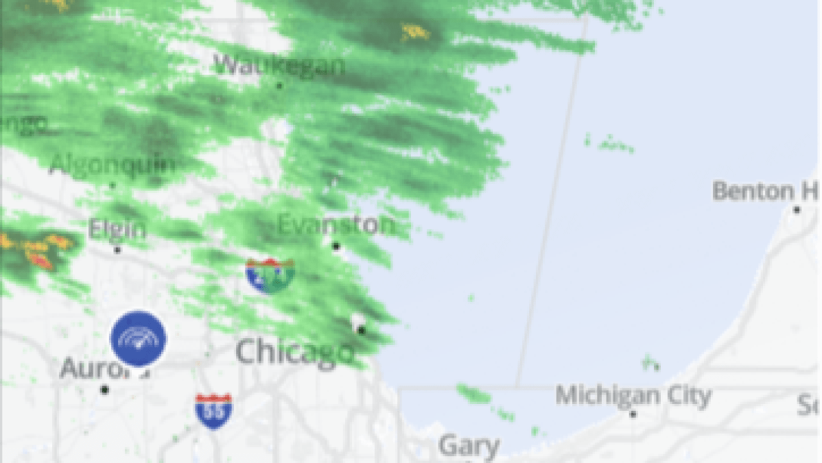 Chicago weather radar: Rain to last through morning commute – NBC Chicago