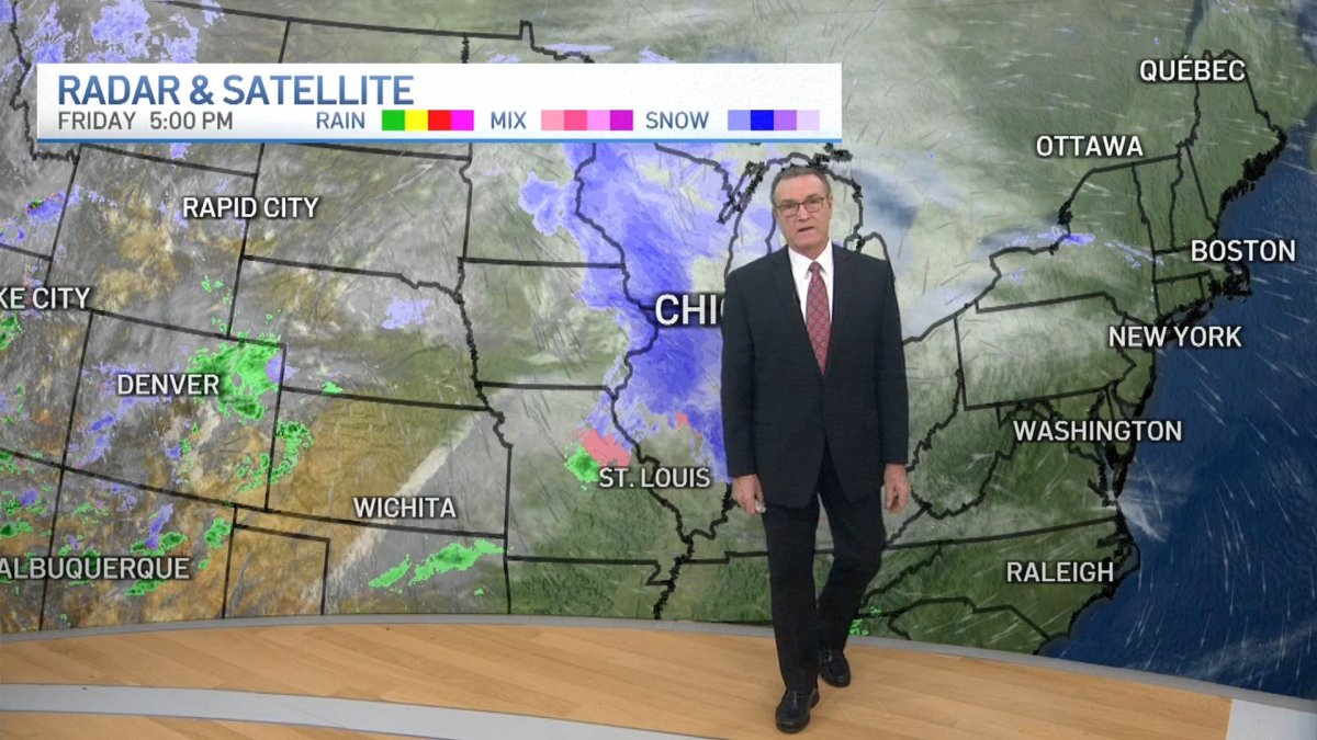 CHICAGO FORECAST: More snowfall on the way to start weekend – NBC Chicago