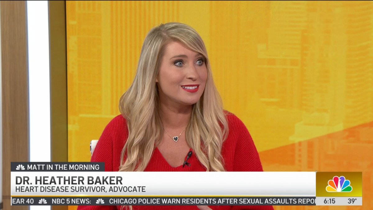 Dr. Heather Baker shares near-death experience with heart disease – NBC Chicago