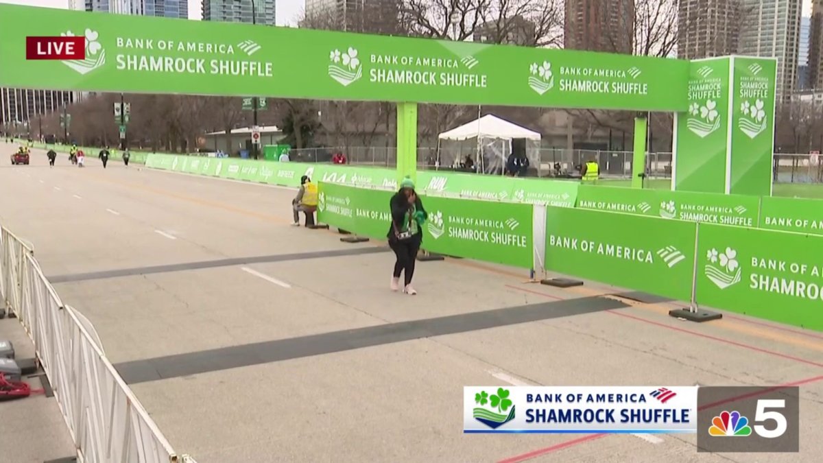 2025 Bank of America Shamrock Shuffle Finish Line: 10:53 a.m. – 11:00 a ...