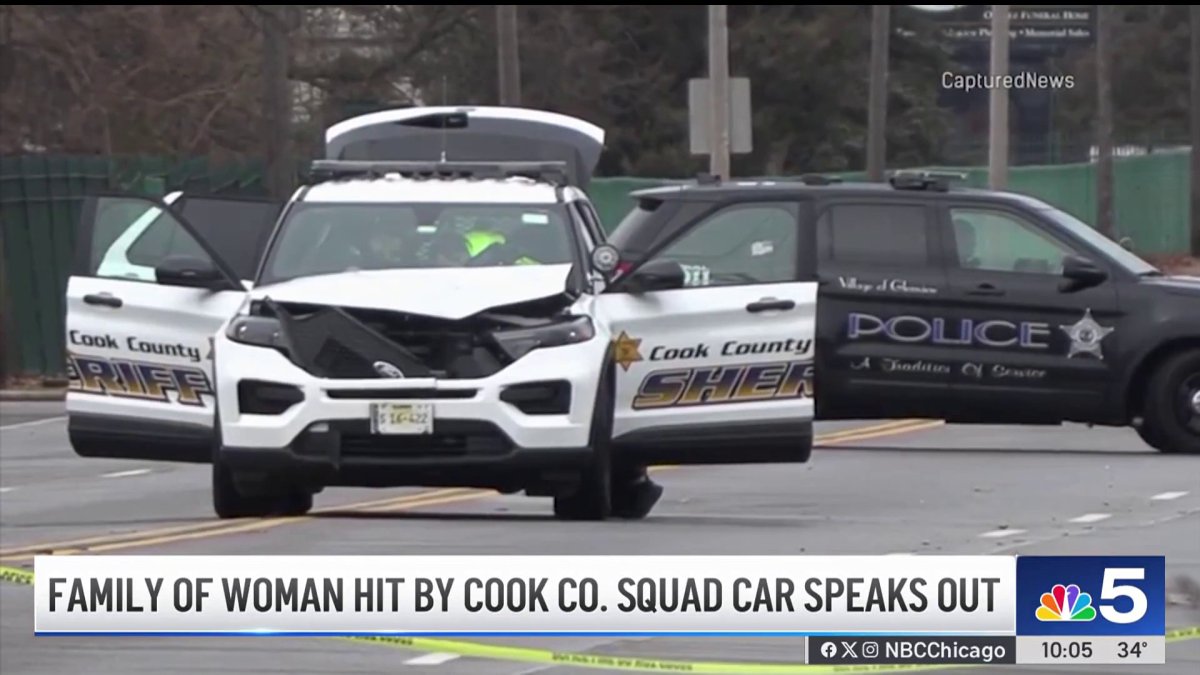 Family of woman struck by Cook County Sheriff speaks out – NBC Chicago