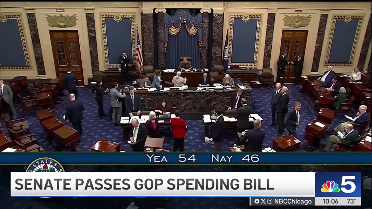 Senate passes GOP spending bill after cloture vote – NBC Chicago