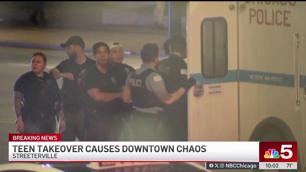Teen takeover causes chaos downtown, streeterville – NBC Chicago