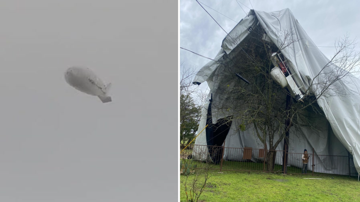 Border Protection ‘blimp’ found in Texas – NBC Chicago