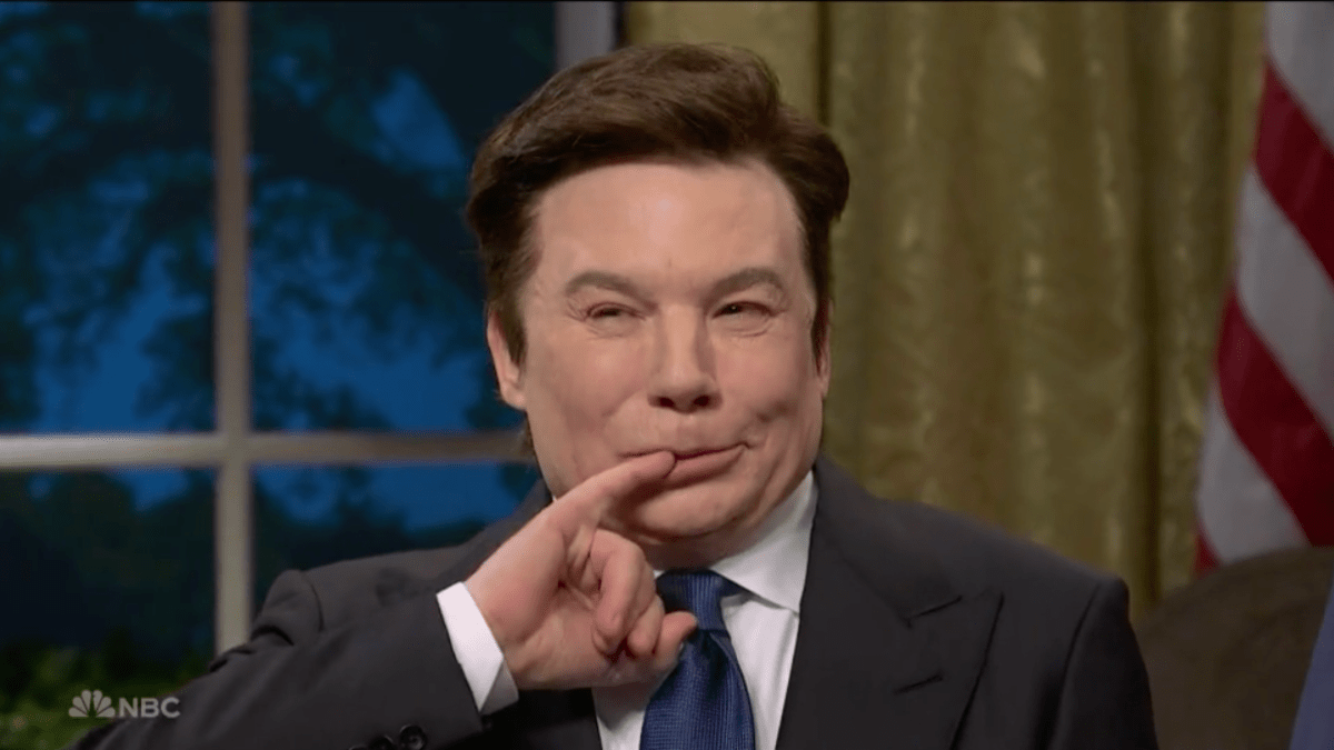Mike Myers does Dr. Evil pinky gesture as Elon Musk in ‘SNL’ cold open ...