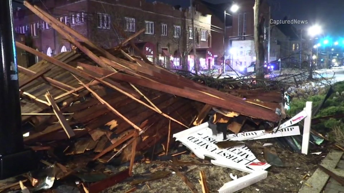 Severe thunderstorm damage impacts suburban communities – NBC Chicago