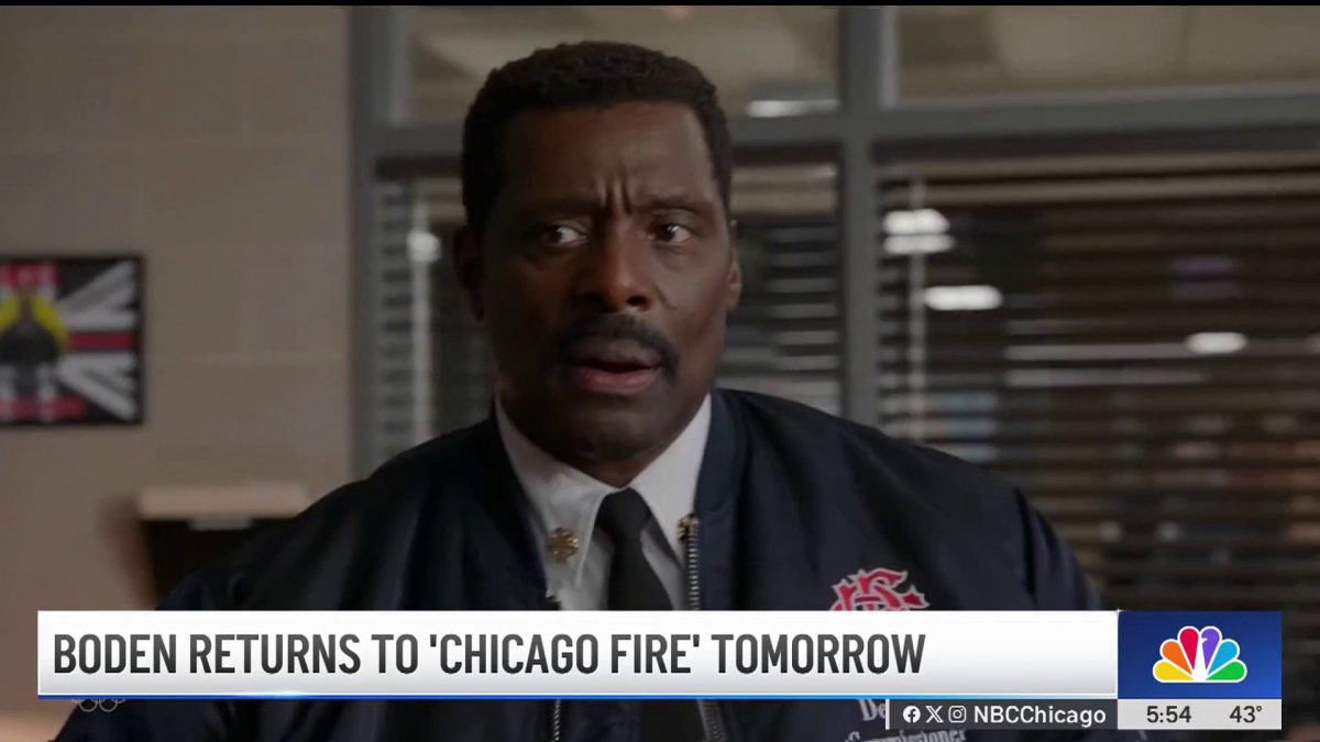 Chicago Fire welcomes back long-time chief Boden – NBC Chicago