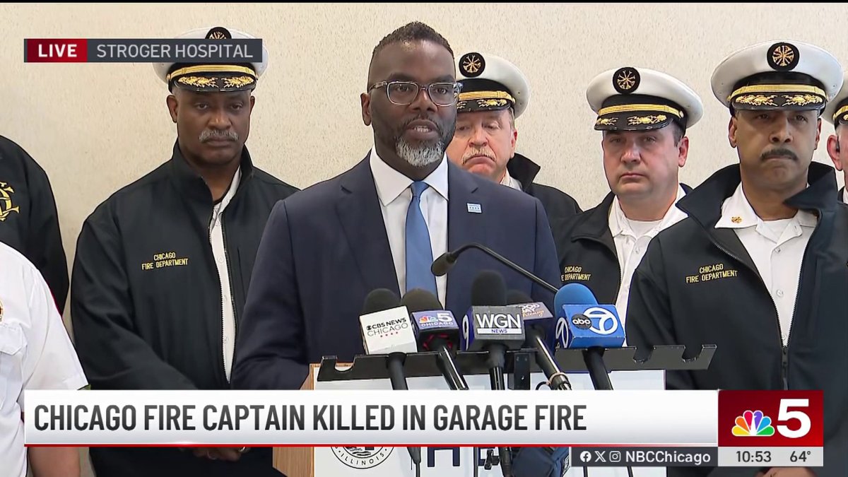 Chicago fire captain killed in garage collapse following fire – NBC Chicago