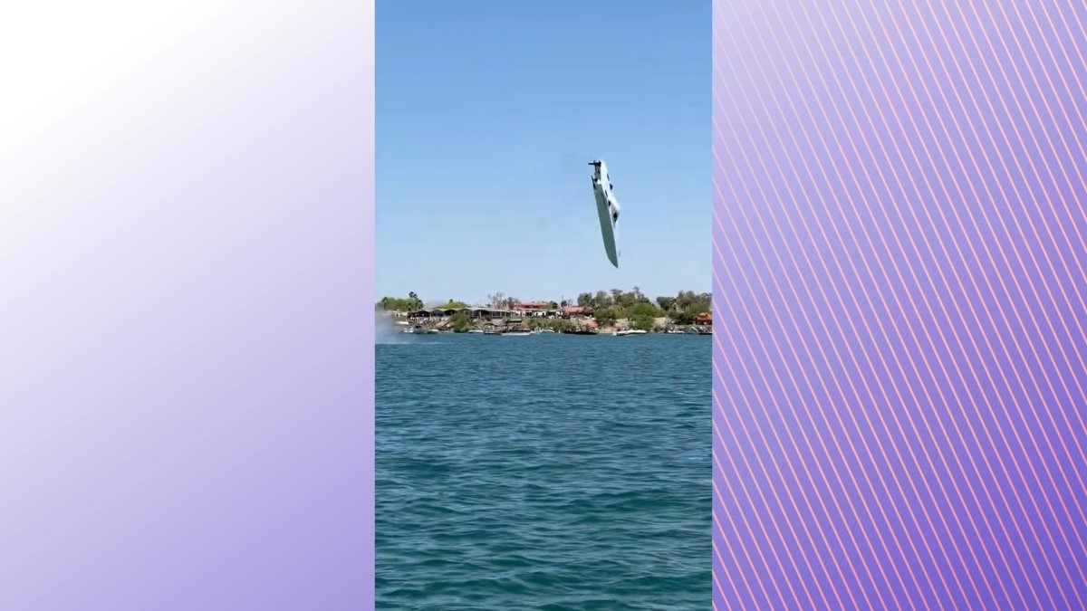 Video shows a speedboat going airborne in an Arizona boat race – NBC ...