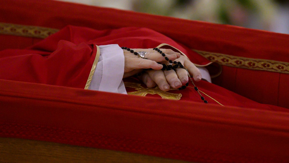 First Pope Francis coffin photos released – NBC Chicago