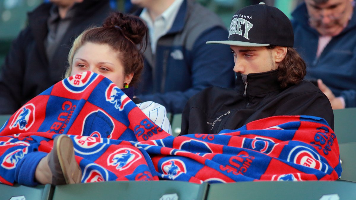 Cubs, Rangers make frigid history at Friendly Confines Monday – NBC Chicago