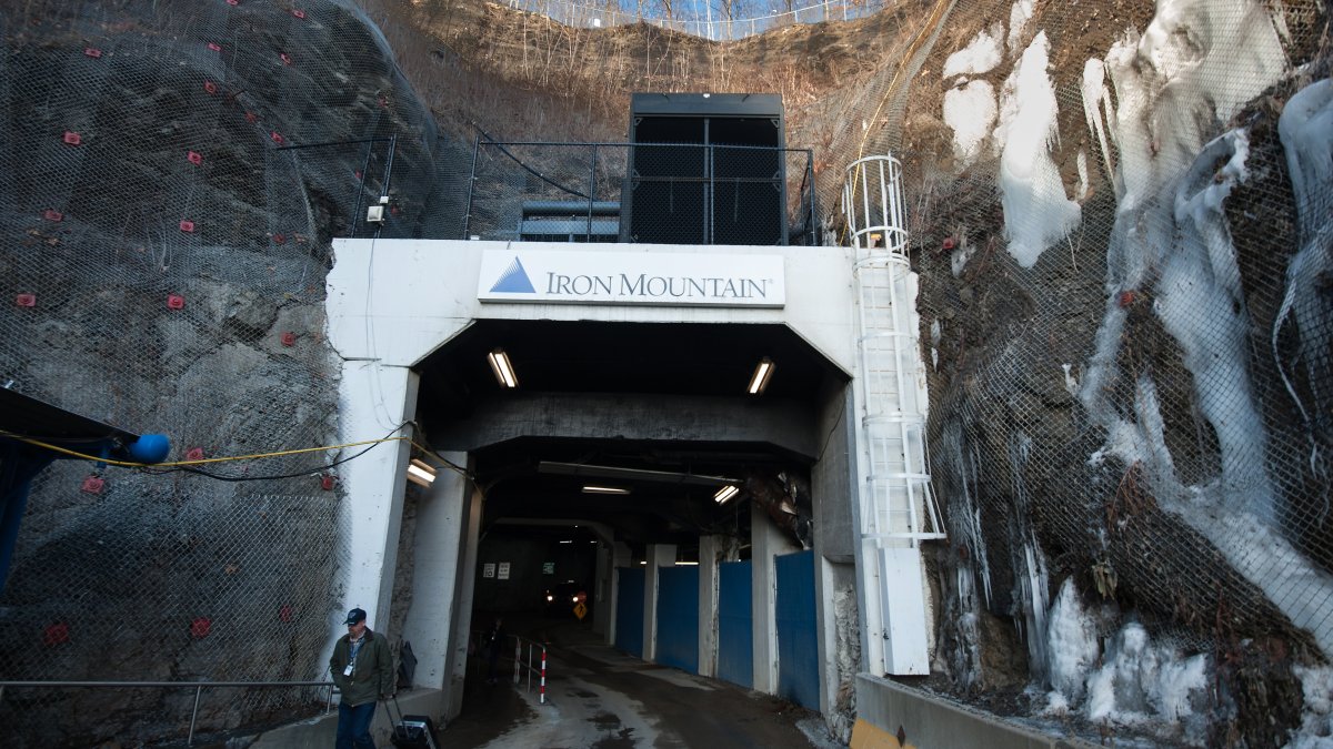 Inside the mine housing the federal government’s retirement records ...