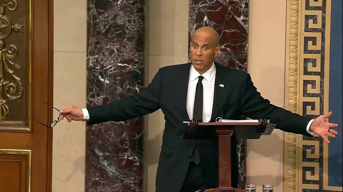 Cory Booker filibuster: How long has he been going? – NBC Chicago