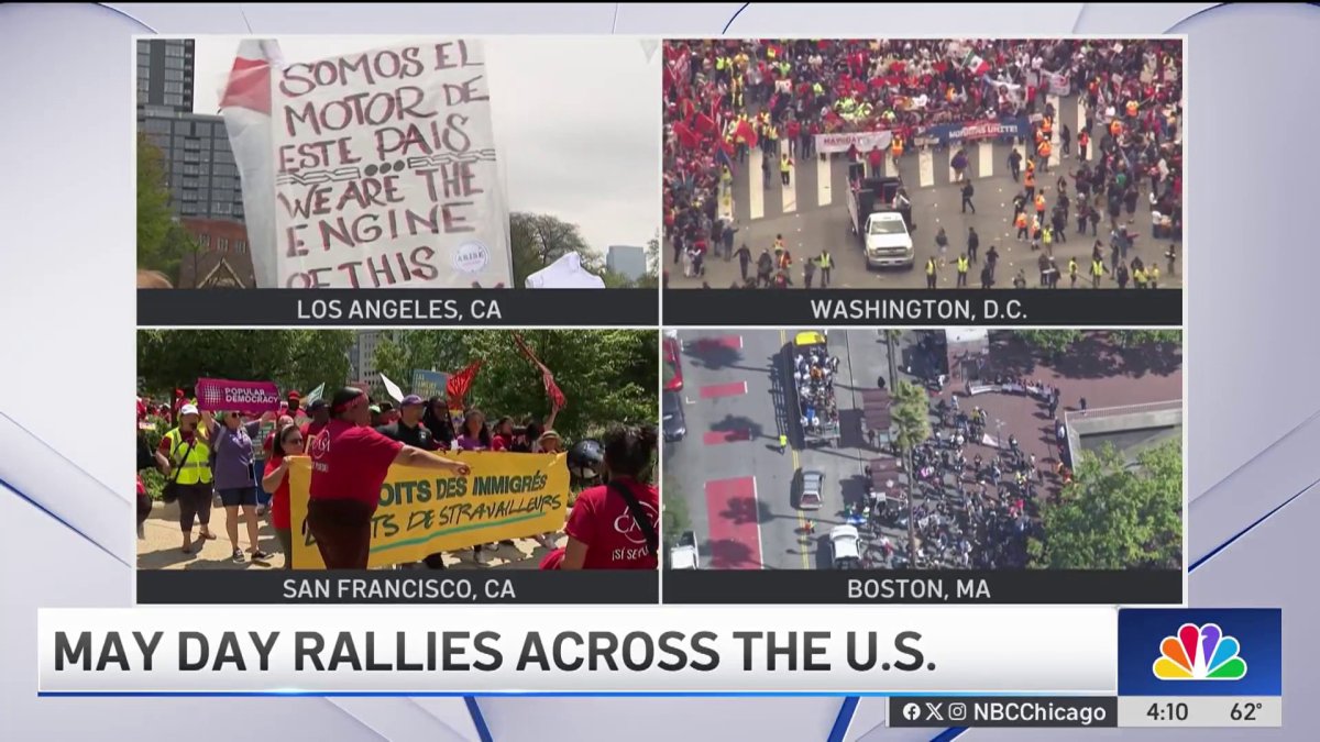 May Day marches held in Chicago, nationwide – NBC Chicago