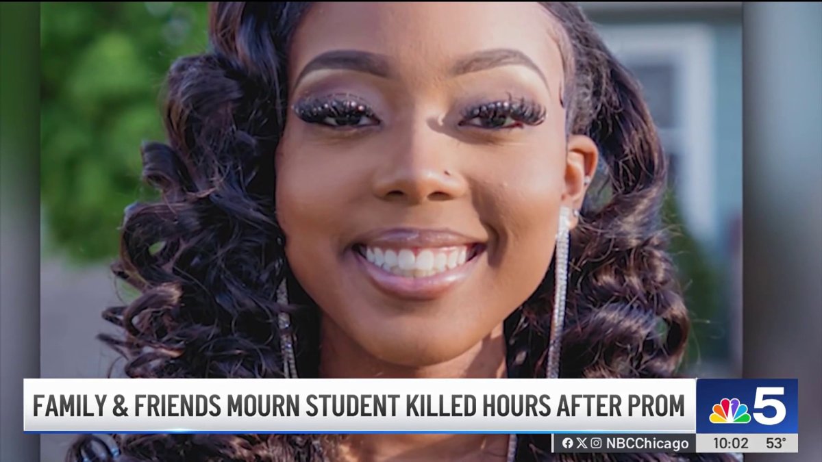 Family and friends mourn suburban student killed after prom – NBC Chicago