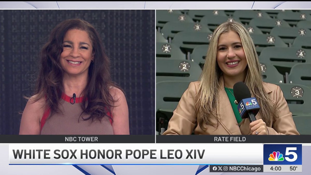 White Sox unveil in-stadium tribute to Pope Leo – NBC Chicago