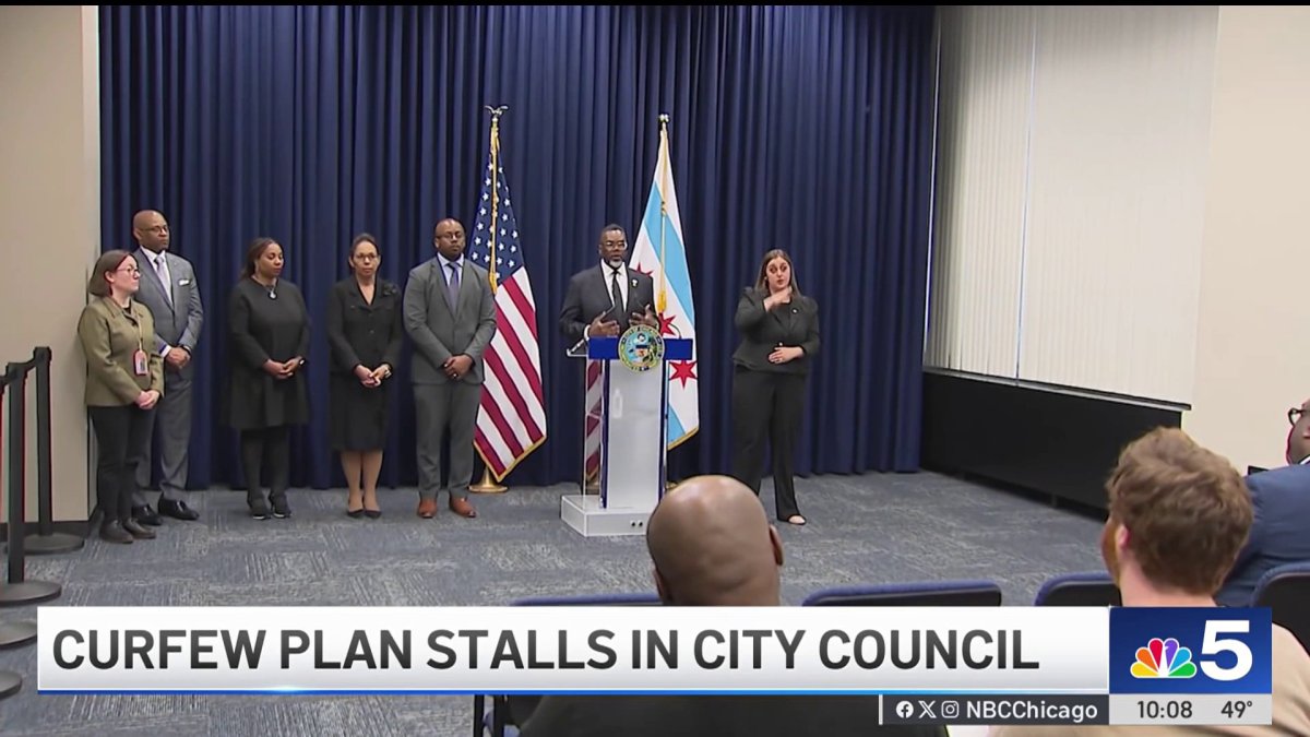 Snap curfew vote further delayed by City Council – NBC Chicago