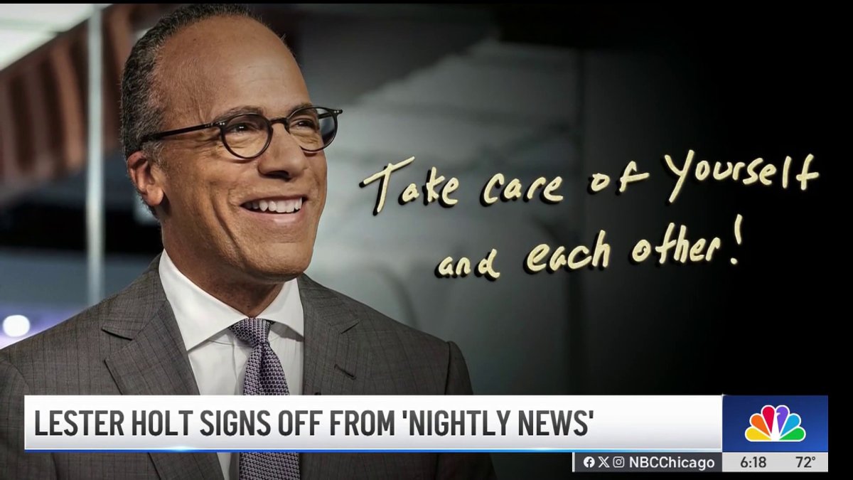 Watch as NBC 5’s Stefan Holt joins dad, Lester Holt, in final ‘Nightly ...