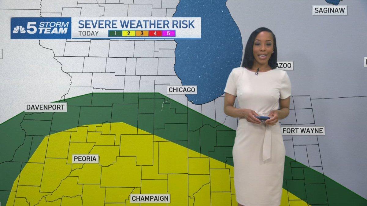 Chicago weather: Stormy Tuesday afternoon and evening for some – NBC ...