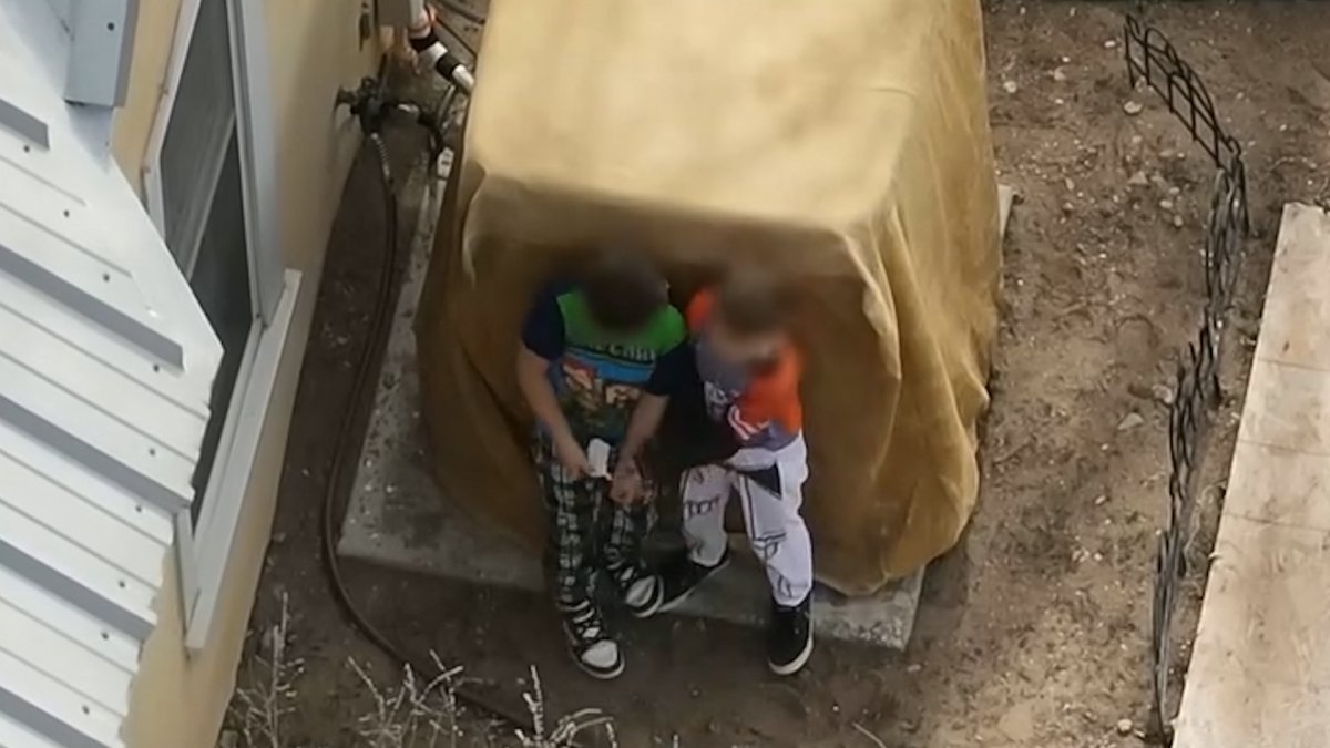 Drone video shows New Mexico deputies disarm children handling gun ...