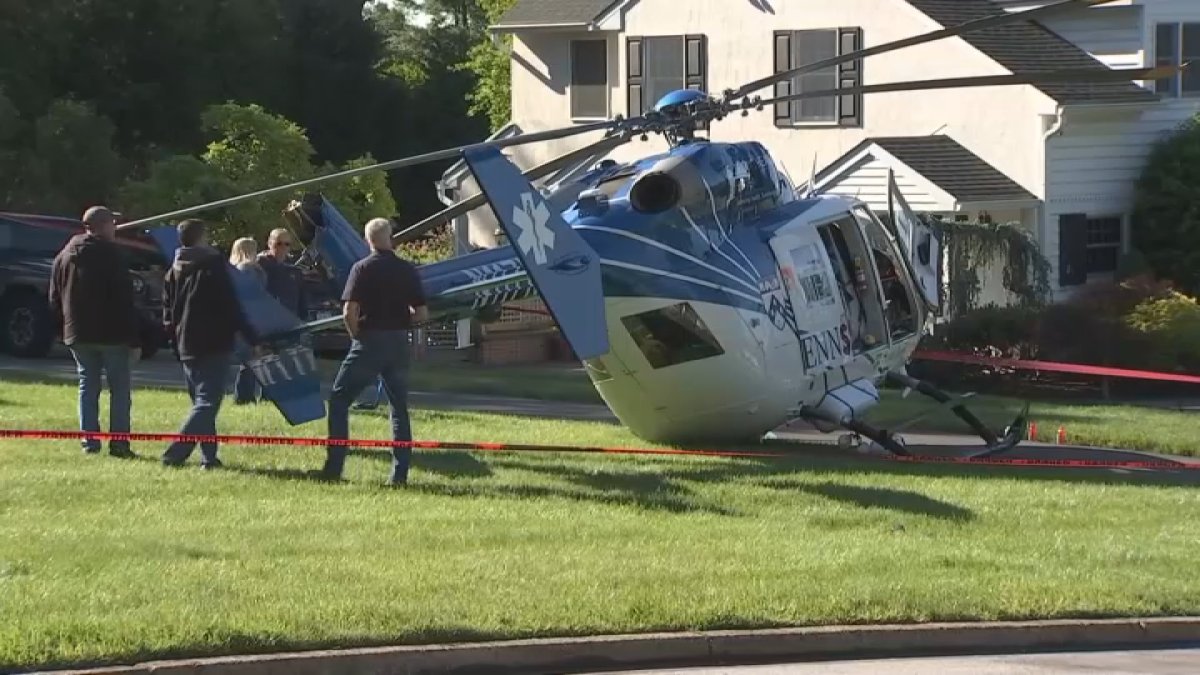 Medical helicopter makes emergency landing on yard of Pa. home – NBC ...