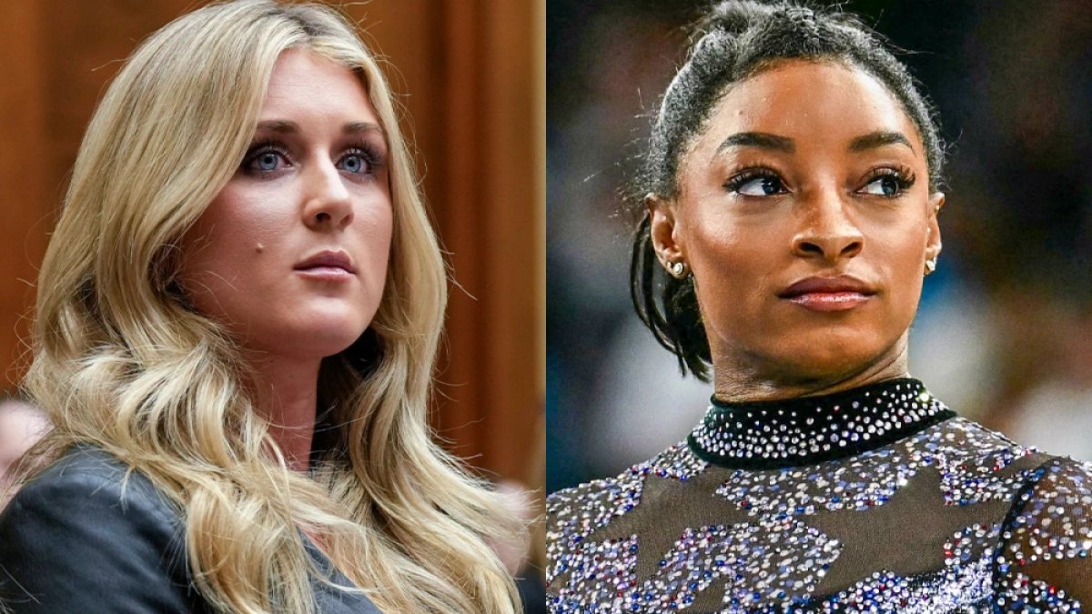 Simone Biles apologizes to Riley Gaines after ‘personal’ attacks – NBC ...