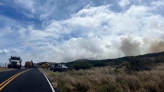 Brush fire in Hawaii forces evacuations, no structures burned – NBC Chicago