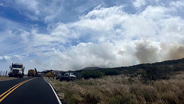 Brush fire in Hawaii forces evacuations, no structures burned – NBC Chicago