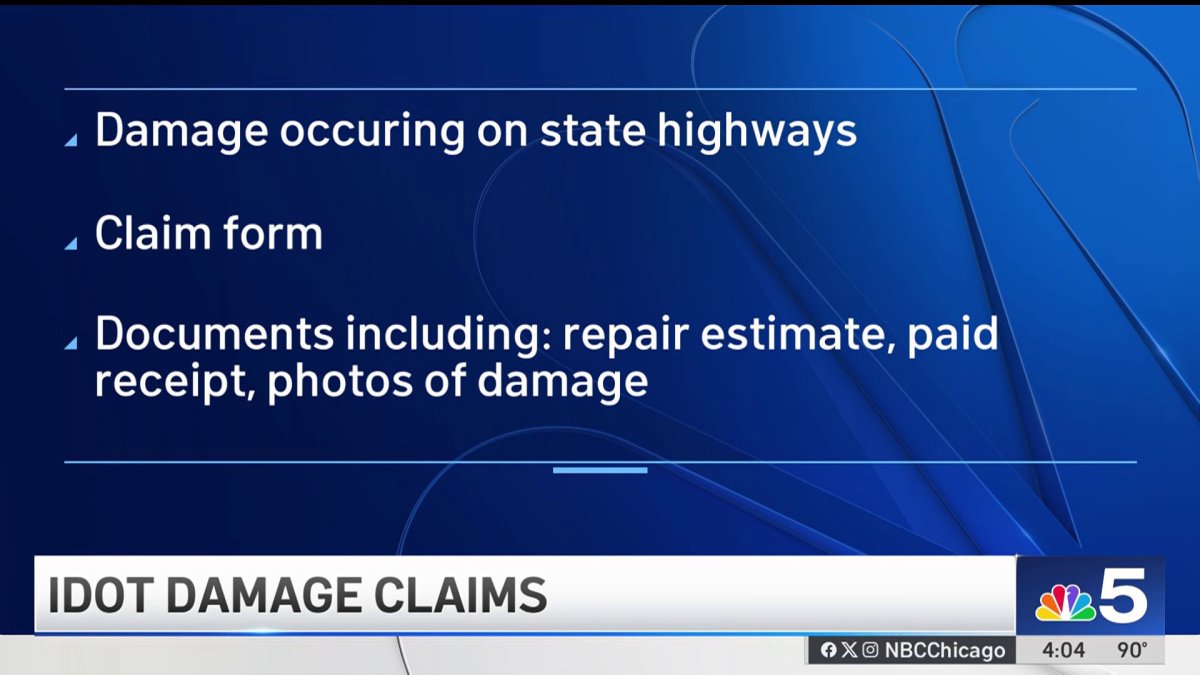 IDOT may pay for car damage caused by potholes. Here’s how to submit a ...