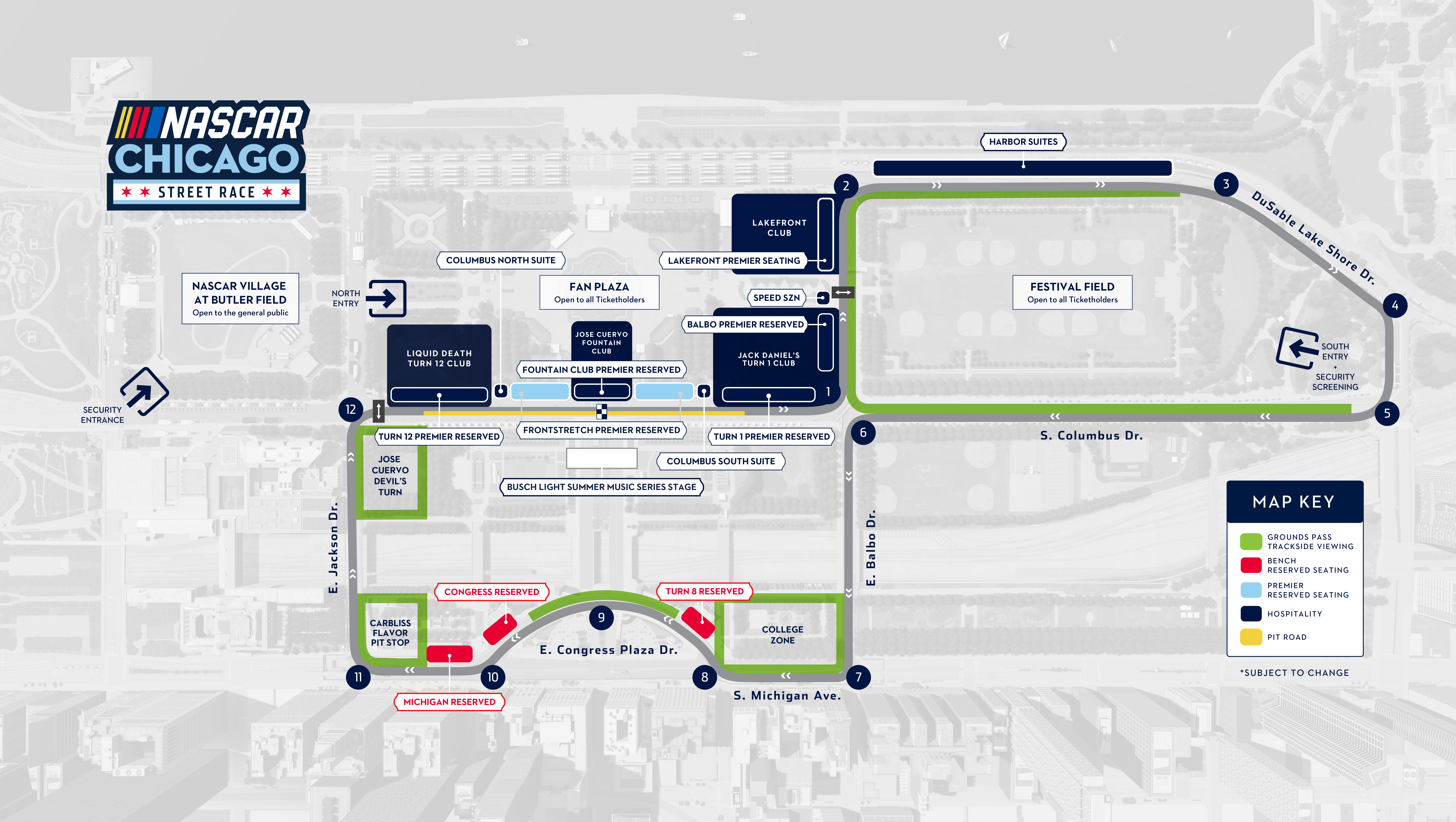 2025 NASCAR course map: This year’s Chicago Street Race route – NBC Chicago