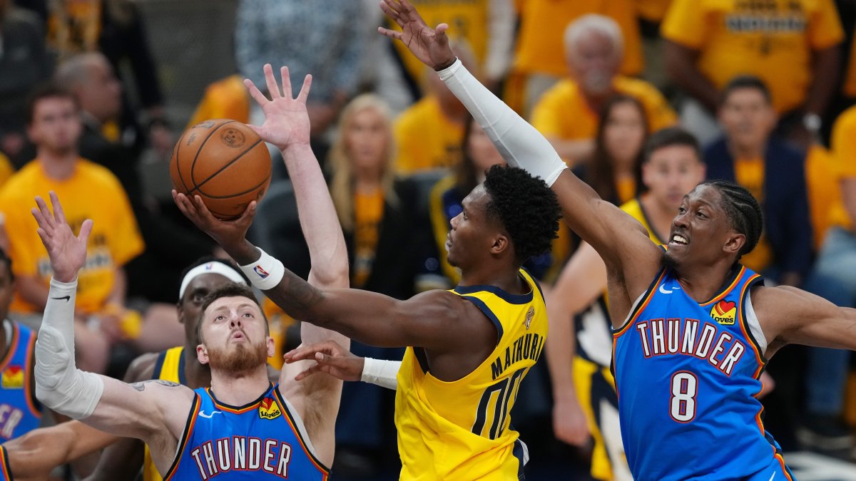 Pacers beat Thunder 116-107 in Game 3 to take 2-1 NBA Finals lead – NBC ...