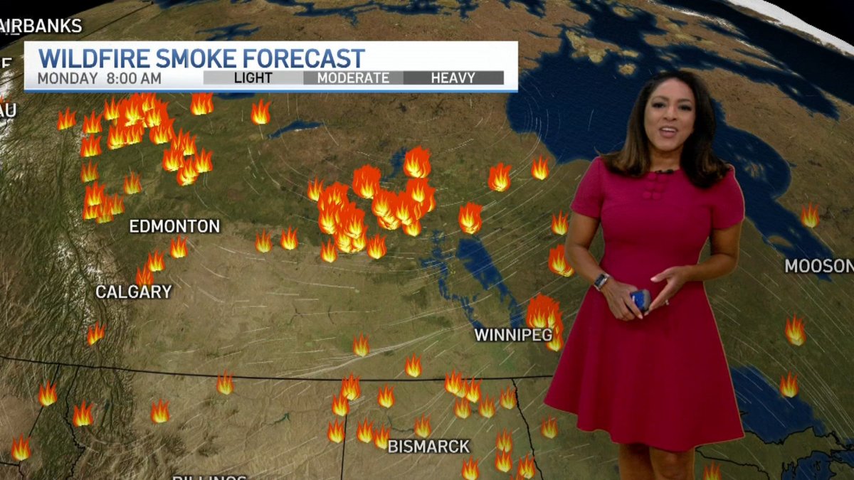 Wildfire smoke moves in to Chicago area, with impacts to air quality – NBC Chicago