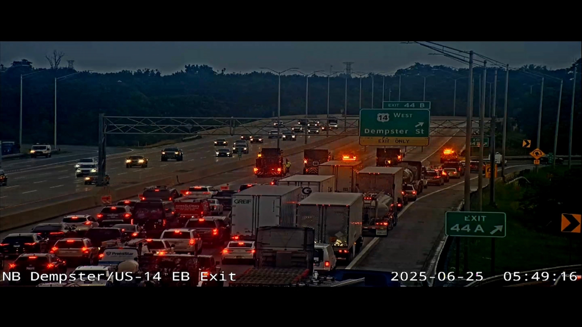 I-294 crash today closes lanes at Dempster, Willow – NBC Chicago