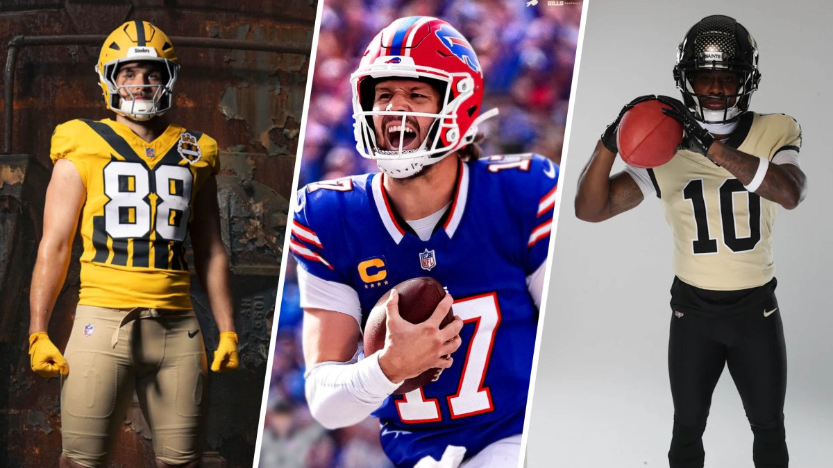 Tracking new NFL uniforms, helmets, ‘Rivalries’ for 2025 season – NBC ...