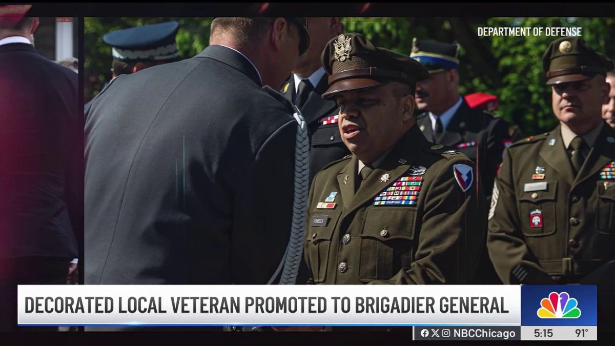 Decorated local veteran promoted to Brigadier General – NBC Chicago