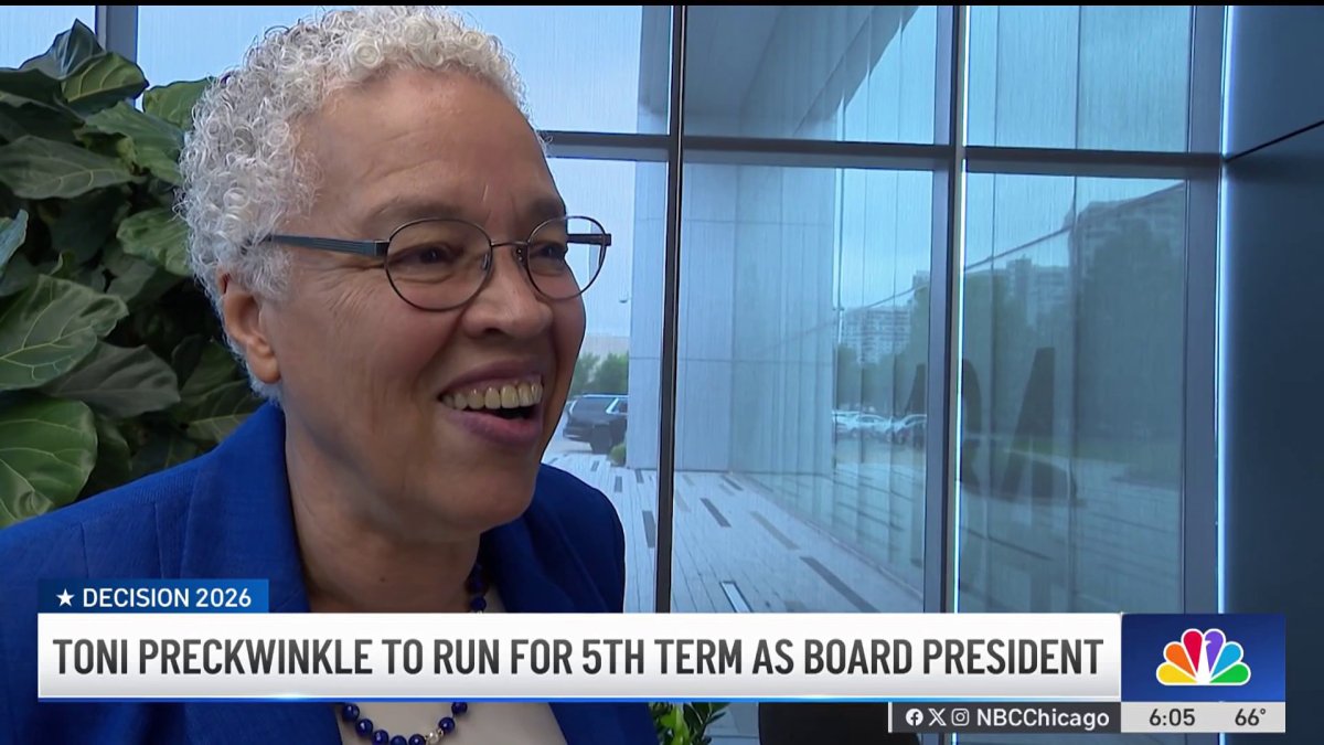 Preckwinkle to run for 5th term as Cook County board president – NBC ...