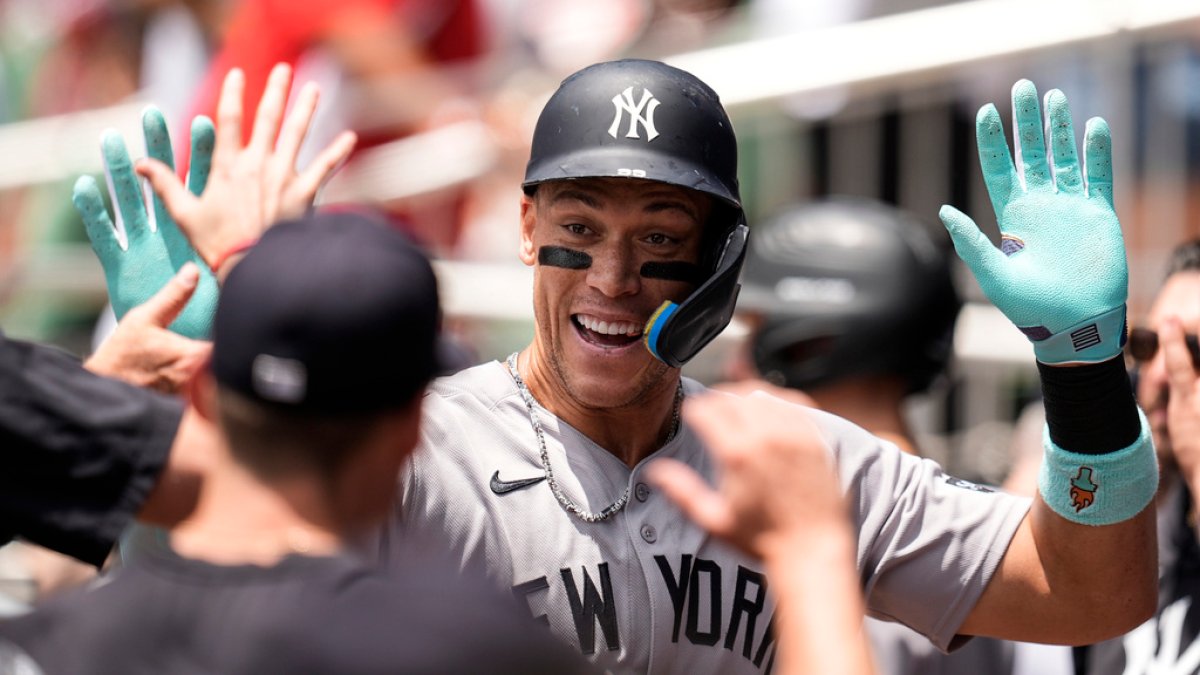 Aaron Judge ties A-Rod on Yankees’ all-time home run list – NBC Chicago