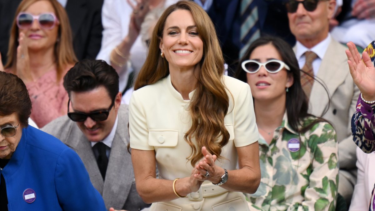 Kate Middleton makes joyful appearance at Wimbledon sitting next to ...