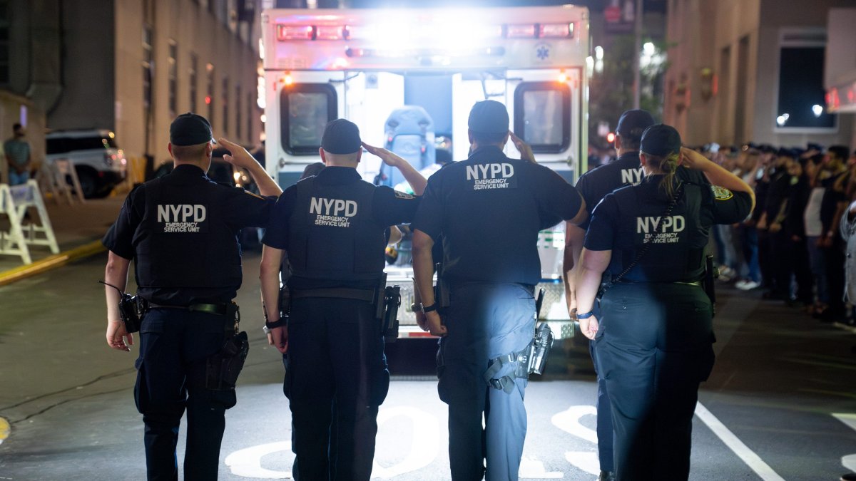 NYPD officer killed in Manhattan shooting remembered as hero – NBC Chicago