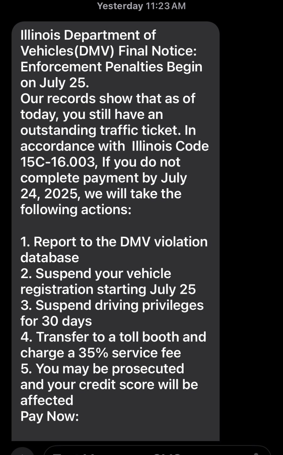 Illinois Secretary of State warns of DMV text scam messages – NBC Chicago