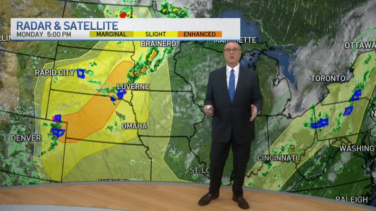 Monday night forecast – NBC Chicago
