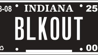 A ‘blackout’ license plate is coming to Indiana. Here’s how to get one ...