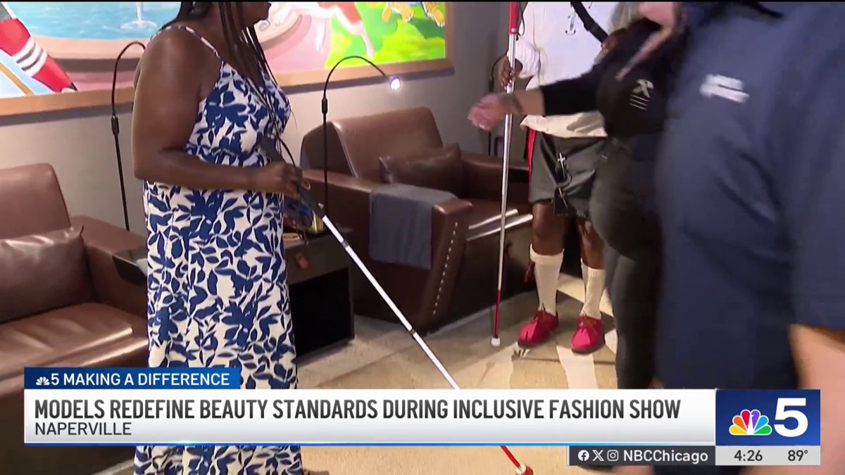 Chicago-area fashion show features models who are blind and visually ...