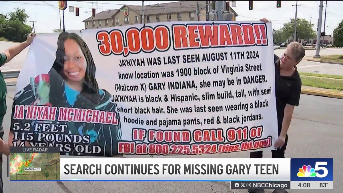 Search continues for Gary teen 1 year after she went missing – NBC Chicago