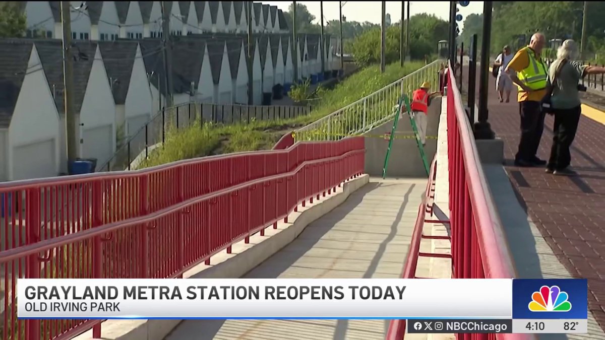 Grayland Metra station reopens with upgrades after four-year renovation ...