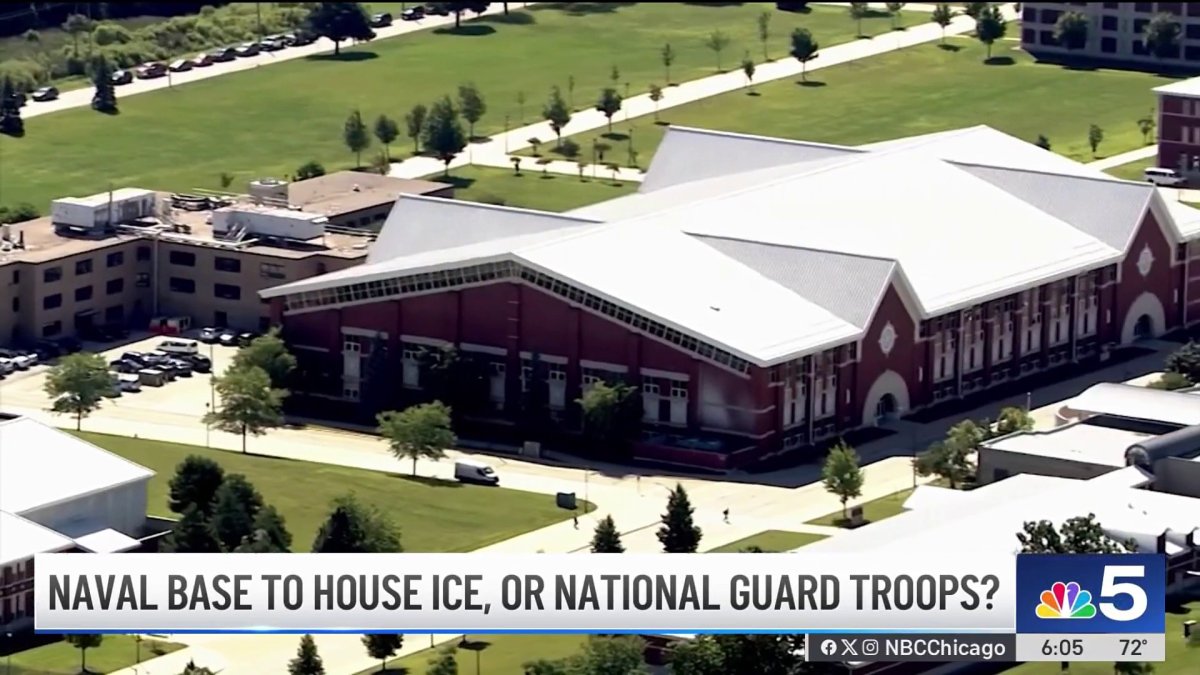 Chicago-area naval base could be used as a staging area for National ...